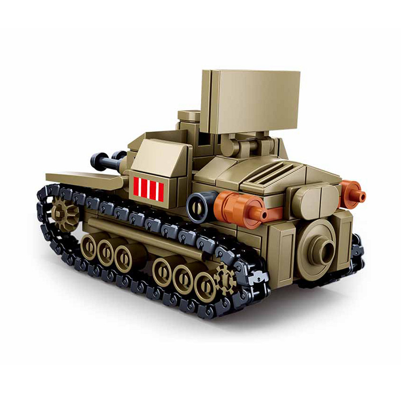 Sluban Small Italian tank M38-B0709